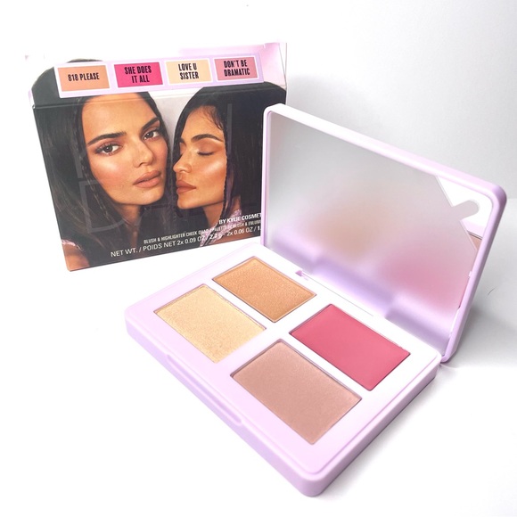 Kylie Cosmetics | Makeup | Kylie Cosmetics Blush Highlighter Cheek Quad Kendall Collection ...